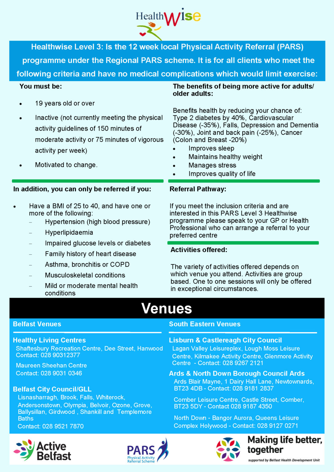 Healthwise Level 3 - Making Life Better Together